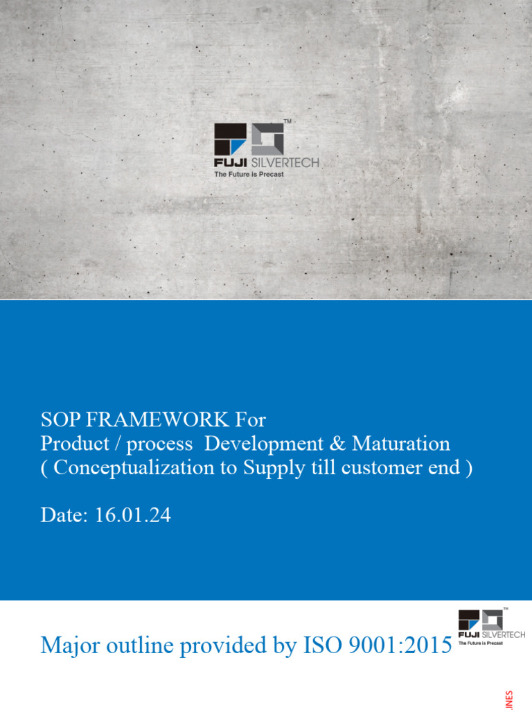 Sop New Product and Process Development V3 | PDF