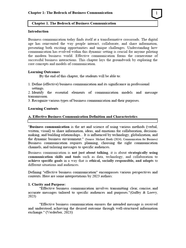 Chapter 1 Students | PDF | Communication | Information