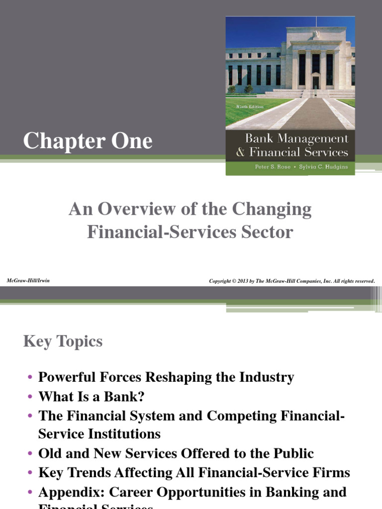 Lec 1 - Chap001 | PDF | Banks | Financial Services