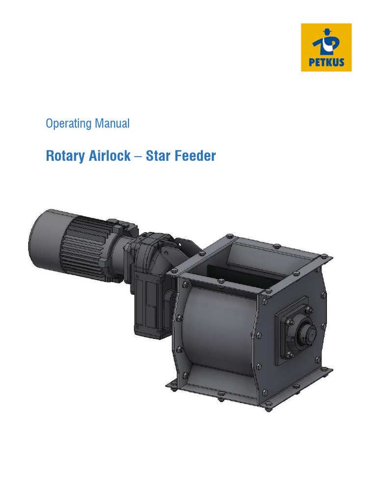 Rotary Airlock En | PDF | Safety