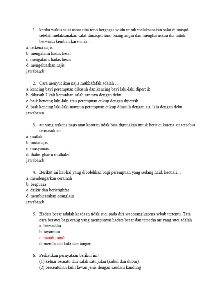 Soal Us Pai 2024 | PDF | Agama & Spiritualitas