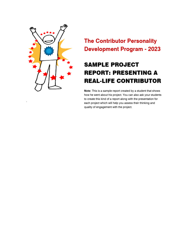 Sample Project Report - Module 1 - CPDP (1) - 240311 - 105106 | PDF ...