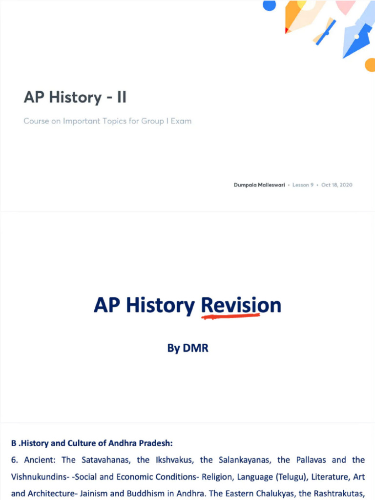 AP History - II | PDF