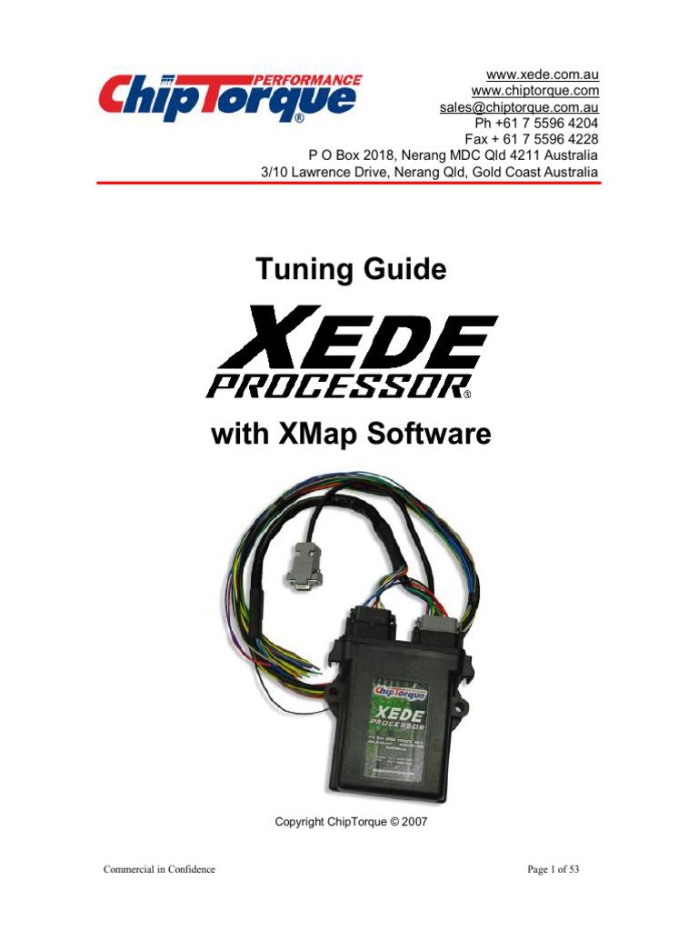 Tuning Guide With XMap Software - XEDE | PDF | Engines | Internal ...