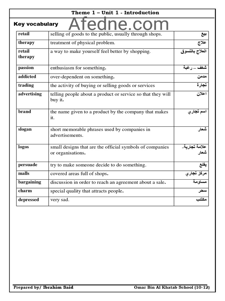 Grade 12 Theme 1 | PDF | Brand