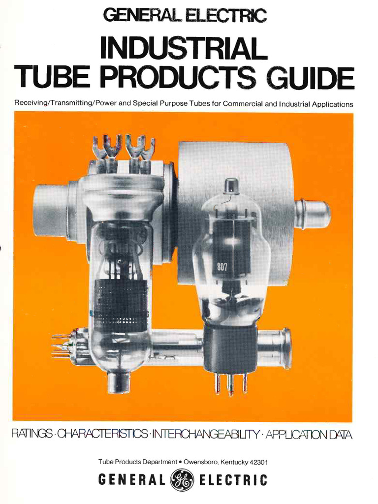 GE Industrial Tubes 1979.CV01 | PDF | Vacuum Tube | Rectifier