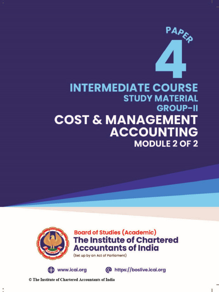 © The Institute of Chartered Accountants of India | PDF | Multiple ...