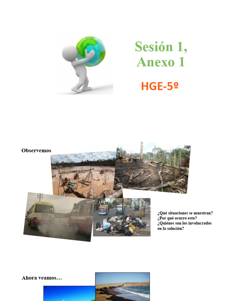 HGE - U4 - 5to Grado - Sesion 01 - Anexo | PDF