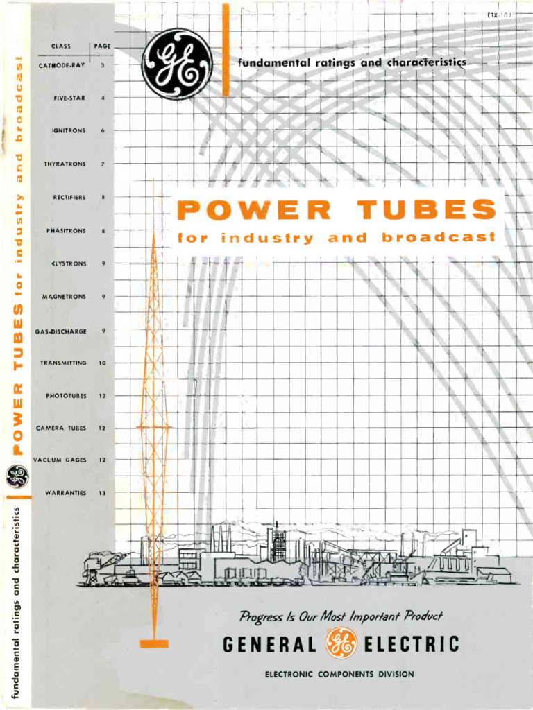 GE-Power-Tubes | PDF | Vacuum Tube | Electric Power