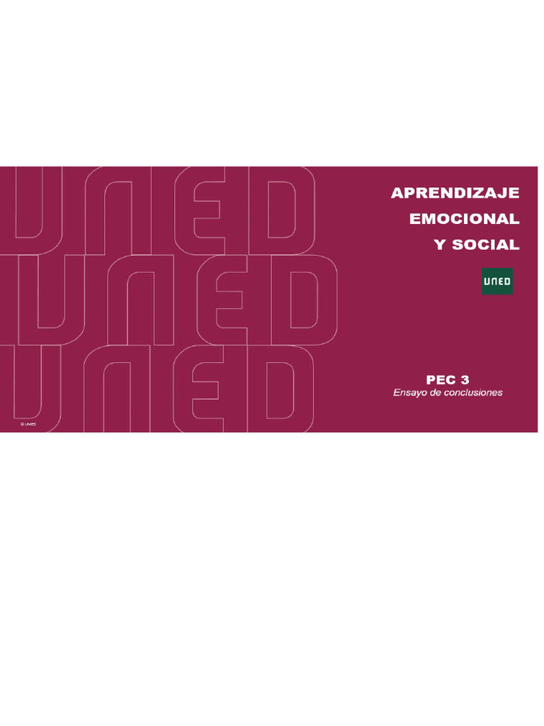 PEC 3 AES | PDF | Las emociones | Comportamiento