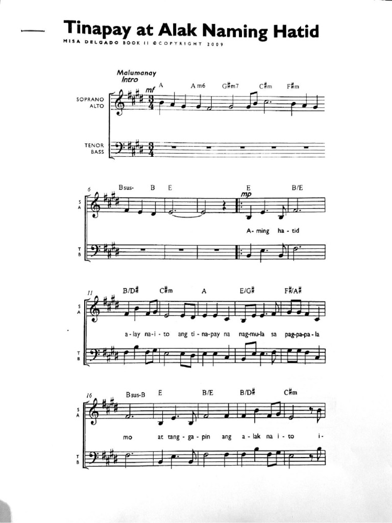 Tinapay at Alak Naming Hatid | PDF