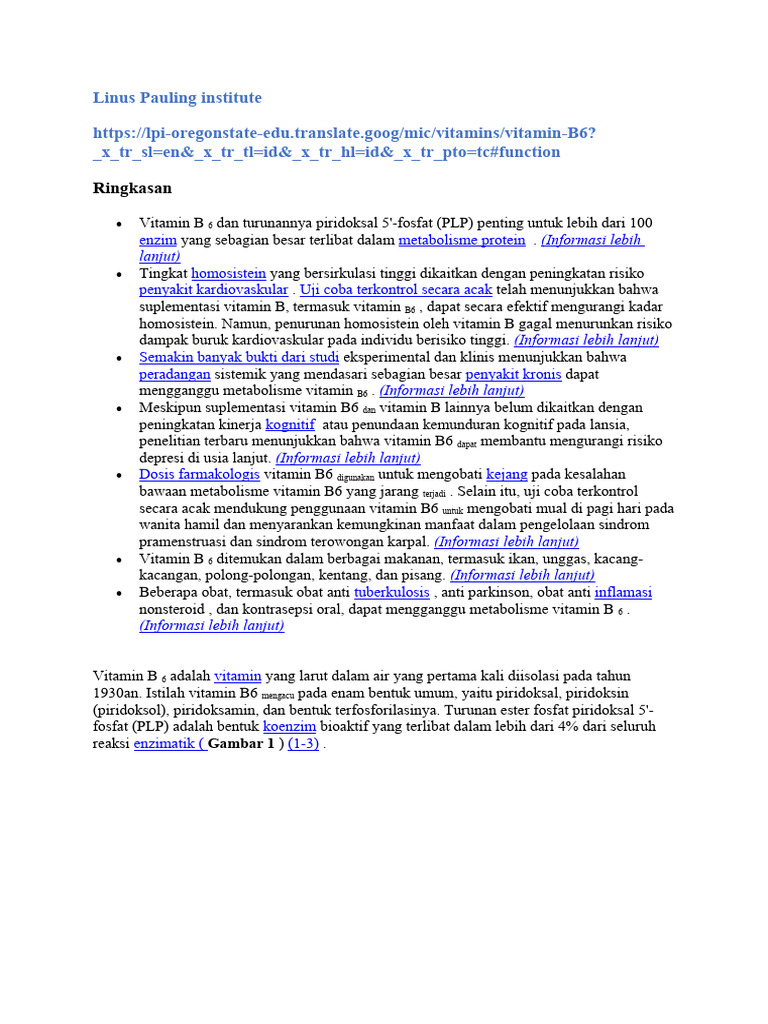 Linus Pauling Institute | PDF | Kesehatan Holistik