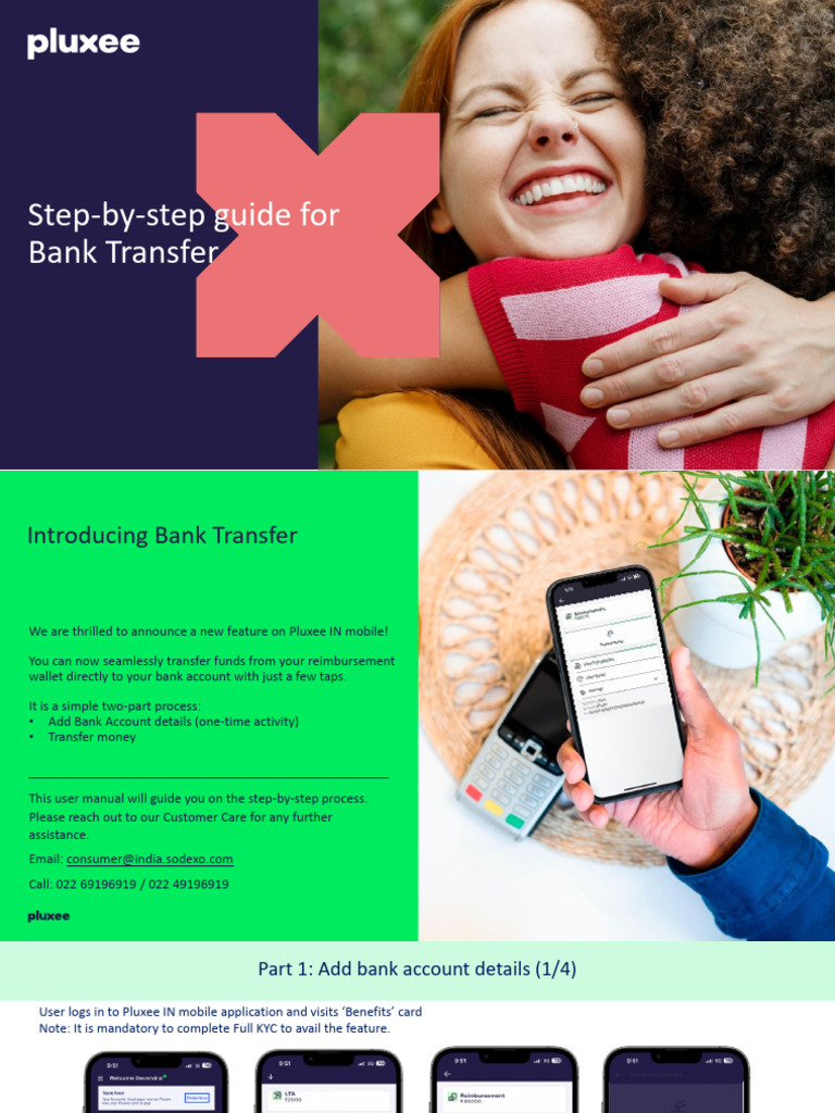Bank Transfer User Manua Pluxee | PDF | Banks | Computing