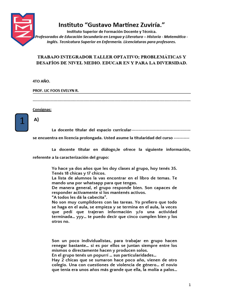 INTEGRADOR INGLES 2023 (1) | PDF | Maestros