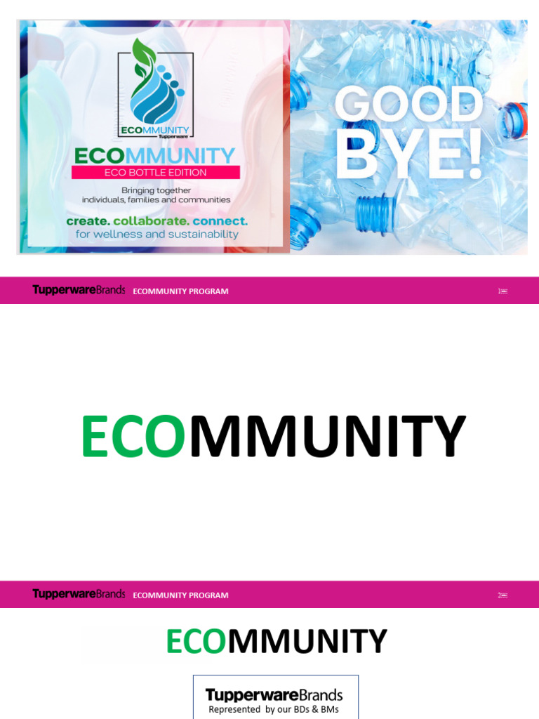 Ecommunity-School-Tie-Up For Bms Only | PDF | Economies | Economy And The Environment