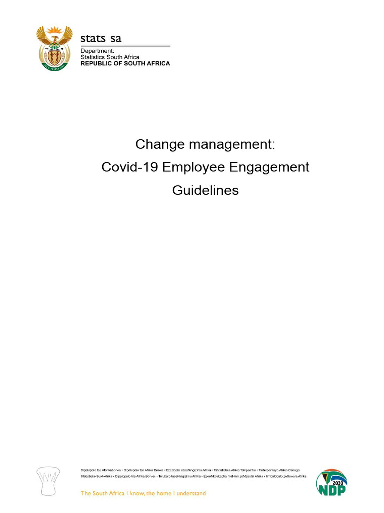 Change MGT Guidelines - Covid 19 - v2 | PDF | Employment | Feeling