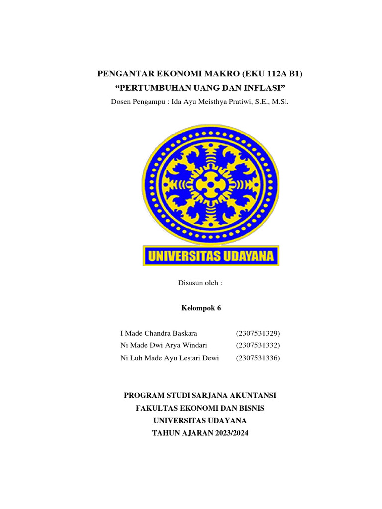 Makro Anjay Mabar | PDF | Pengelolaan Keuangan & Uang | Ilmu Sosial