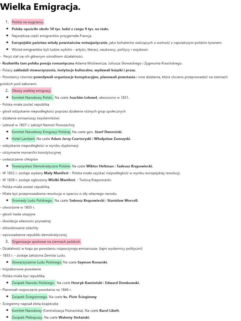 Wielka-Emigracja. | PDF