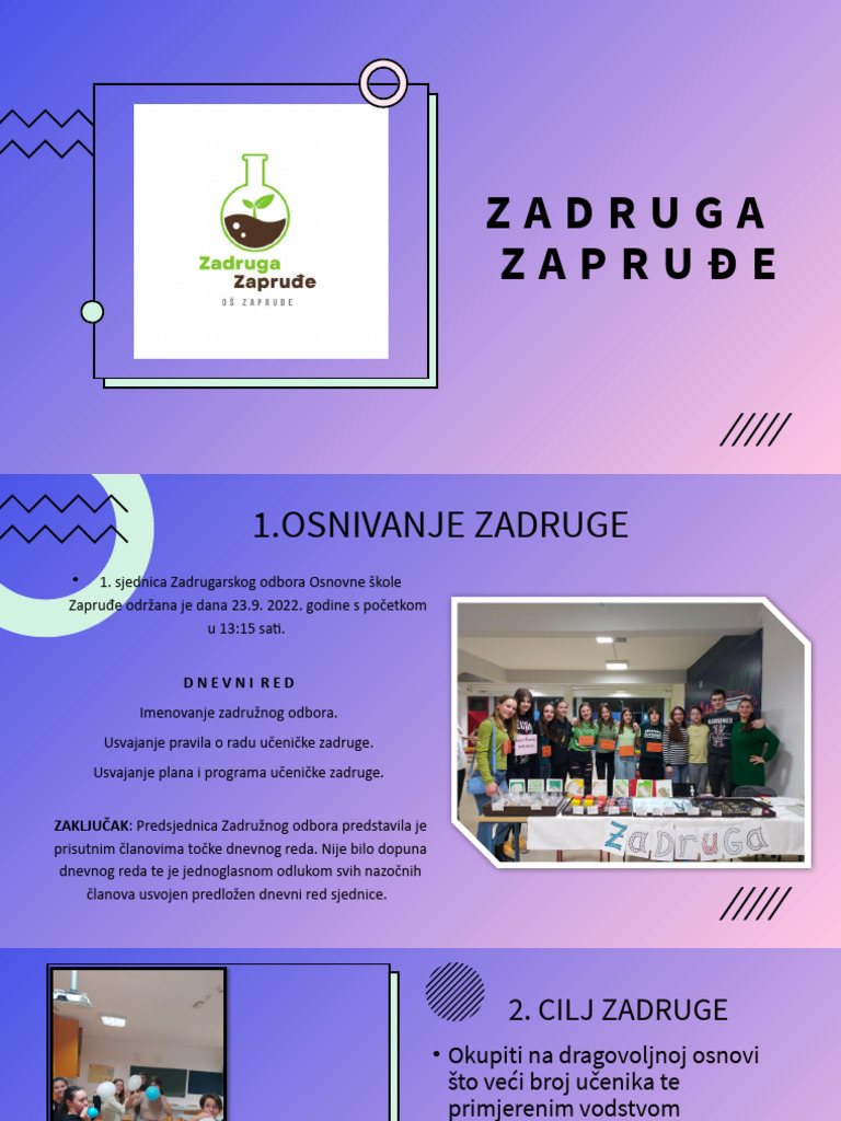 Zadruga Zapruđe | PDF