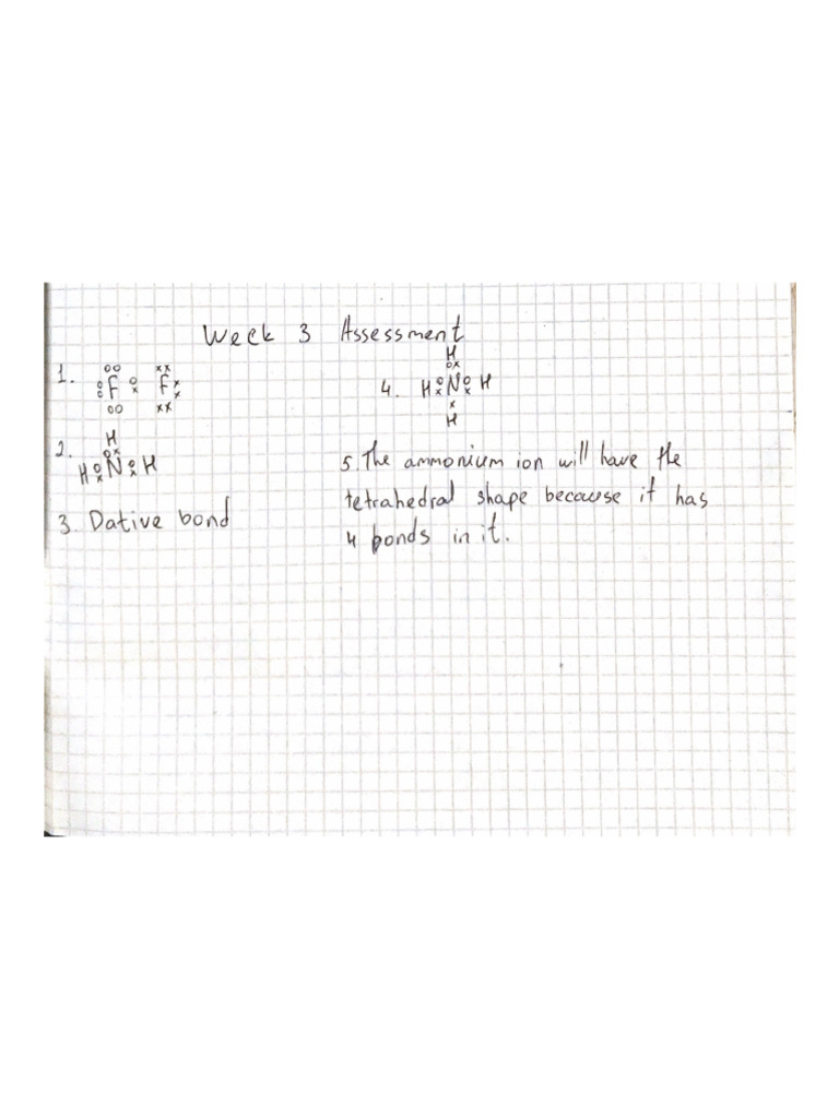 Chem Domash 3 Week | PDF