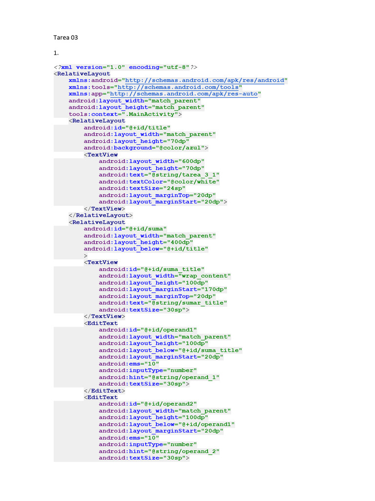 PMDM Tarea03 | PDF | Android (Operating System) | Computing Platforms