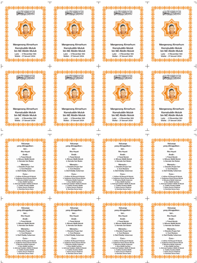 Yasin Template e | PDF