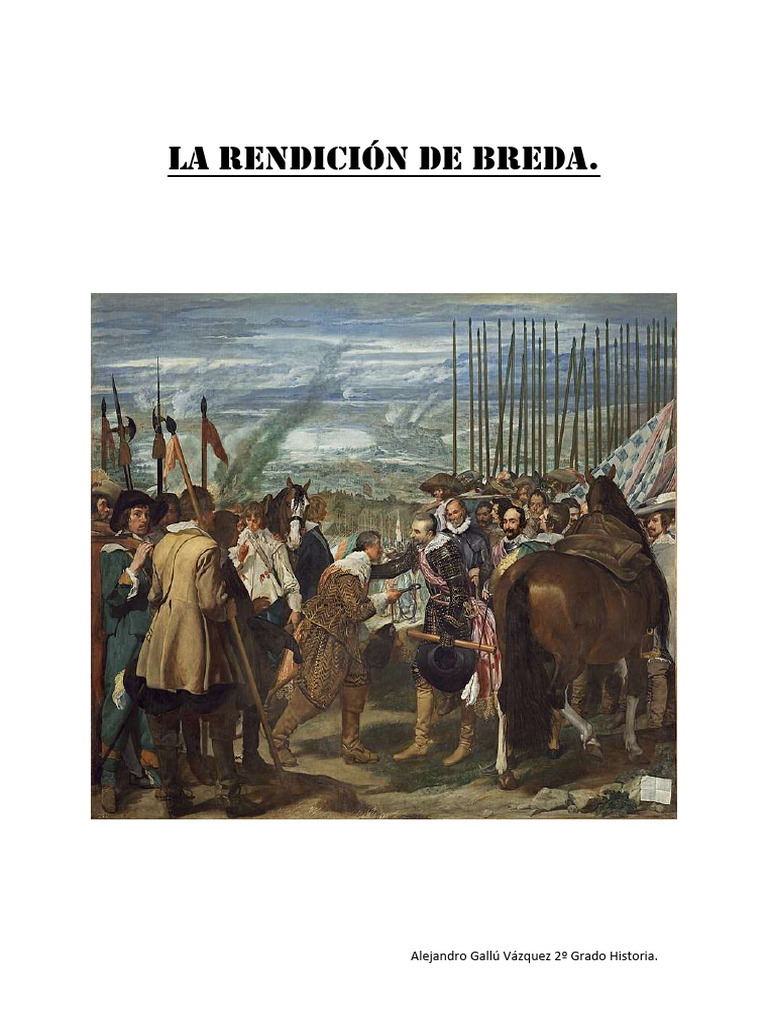 La Rendición de Breda v.2 | PDF | Clásicos