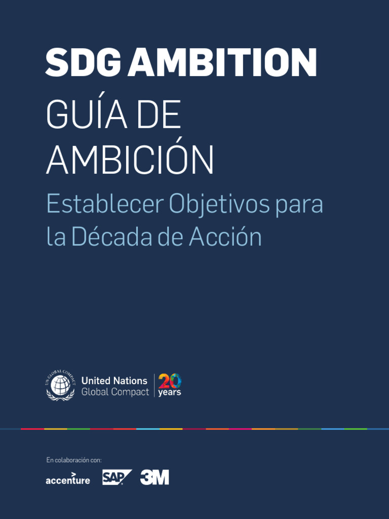 SDG Ambition AmbitionGuide 200921 ES | PDF | Sustentabilidad | Business