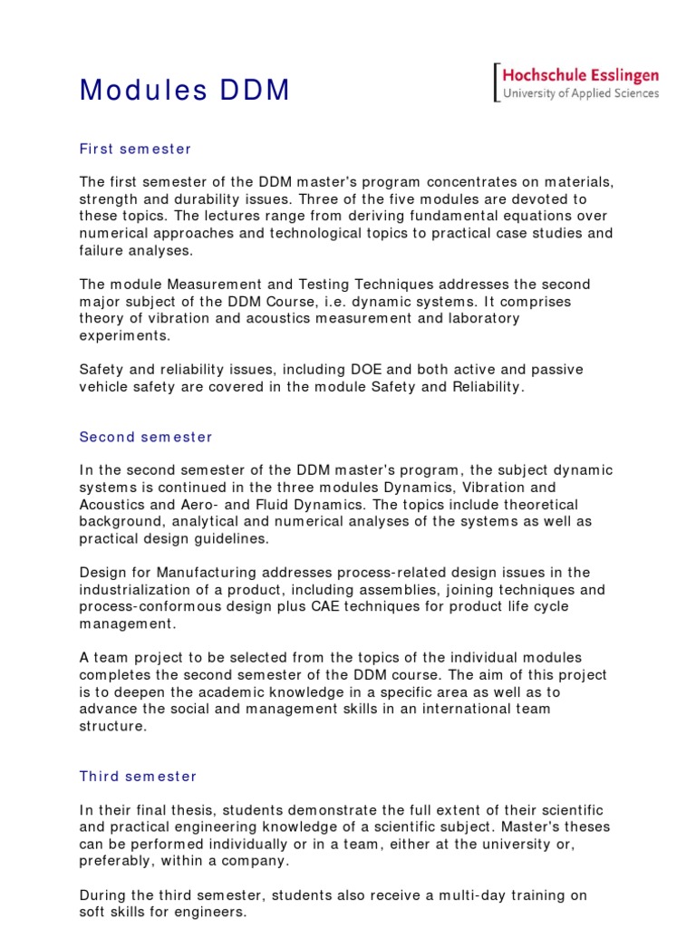 Modules DDM | PDF