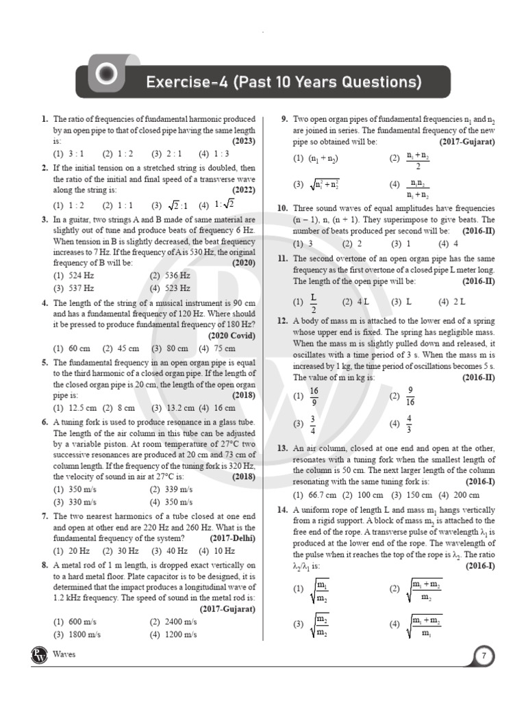 16_Waves | PDF | Harmonic | Mechanics