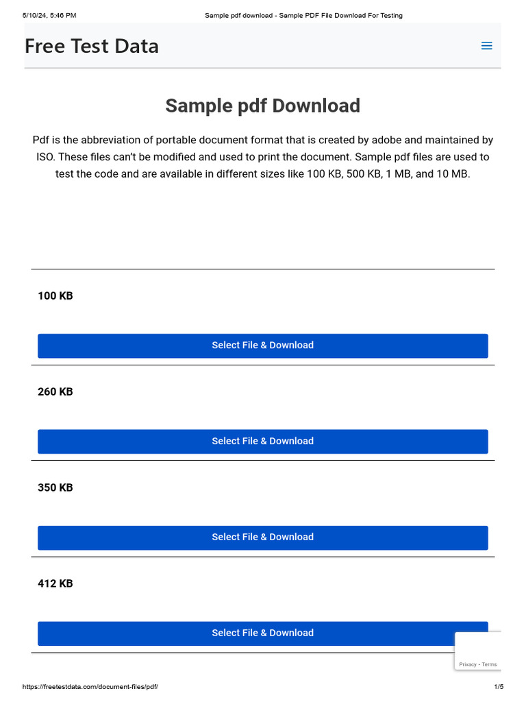 Sample PDF Download - Sample PDF File Download For Testing | PDF ...