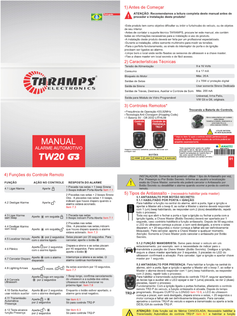 Manual Taramps | PDF