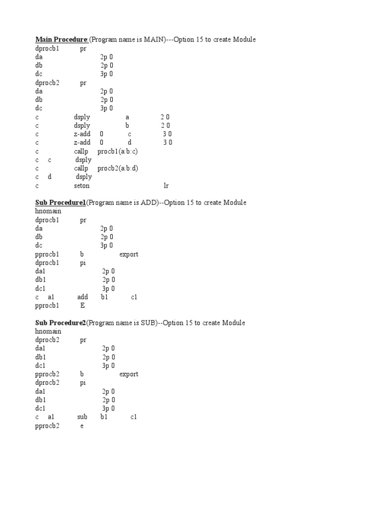 Ile Rpg Full Training Material Pdf Variable Computer Science C Programming Language