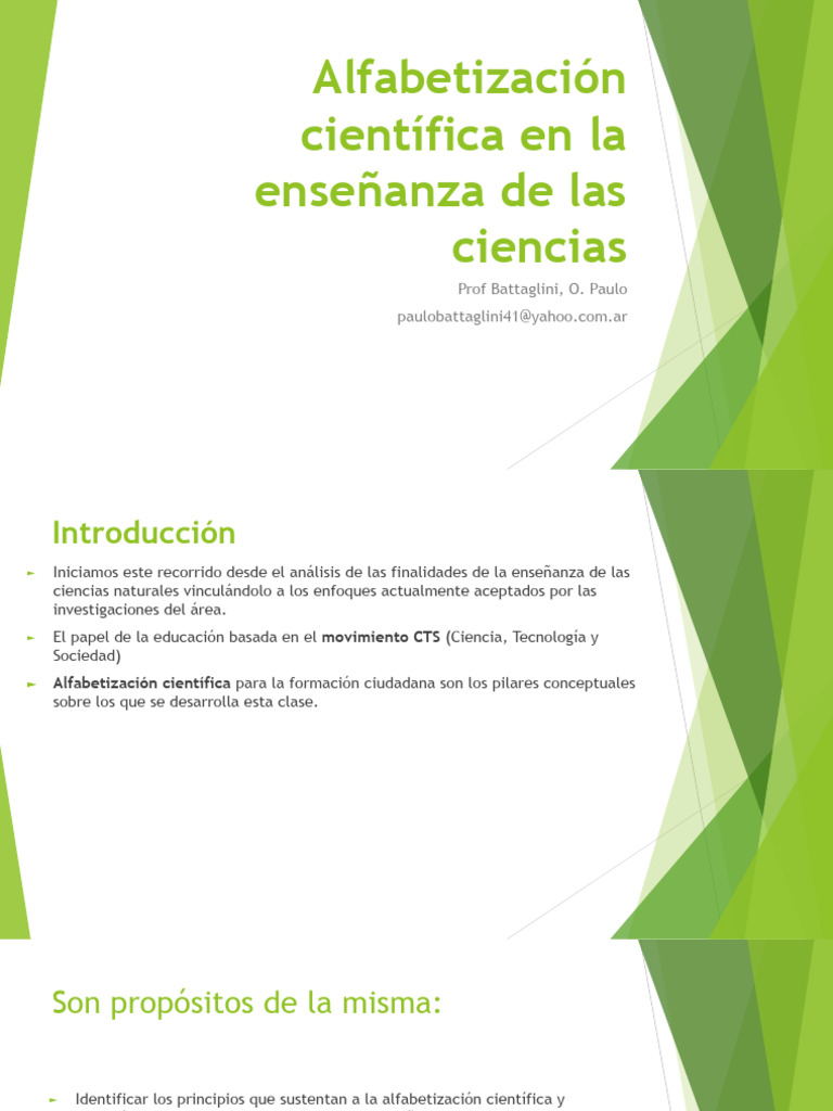 Alfabetizaci-N Cient-Fica en La Ense-Anza de Las Ciencias | PDF | Science | Método científico