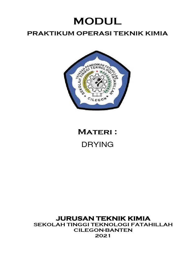 Modul Drying OTK | PDF