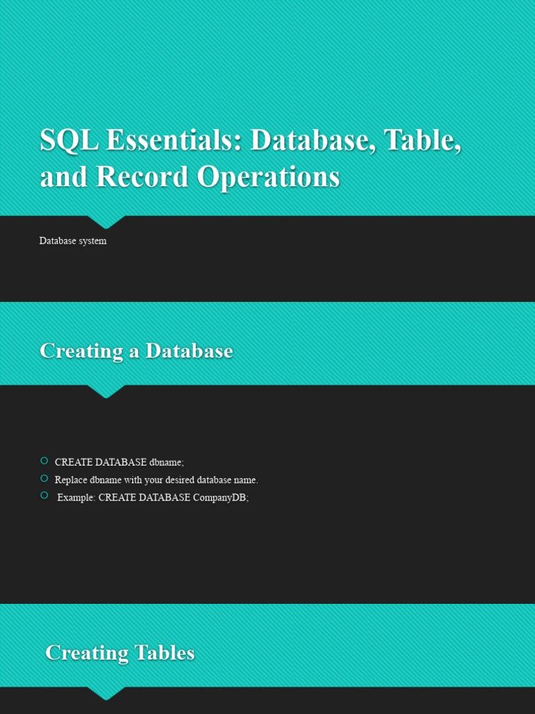 Database System Lab-3 | PDF