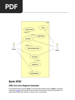 Bank ATM: UML Use Case Diagram Examples | PDF | Automated Teller Machine | Use Case