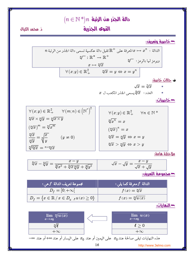 Mathematical Functions and Limits Analysis | PDF