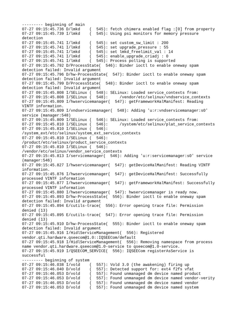 Logcat Prev Csc Log | PDF | Software | Unix