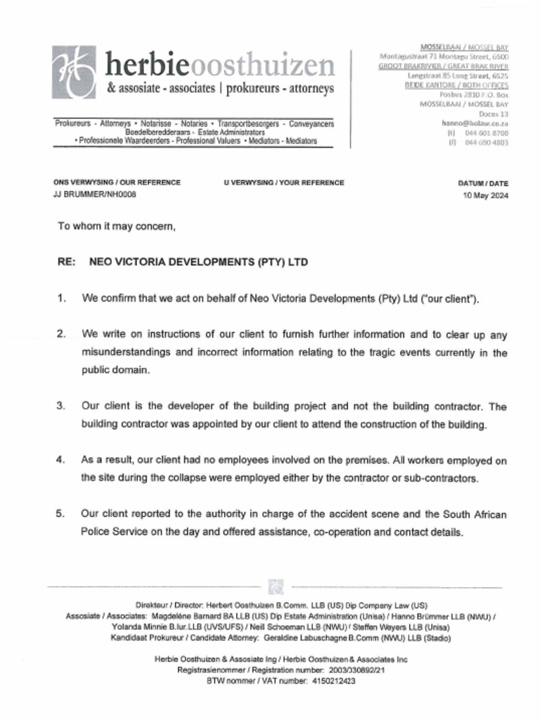 Letter Neo Victoria Developments 10.05.2024 | PDF