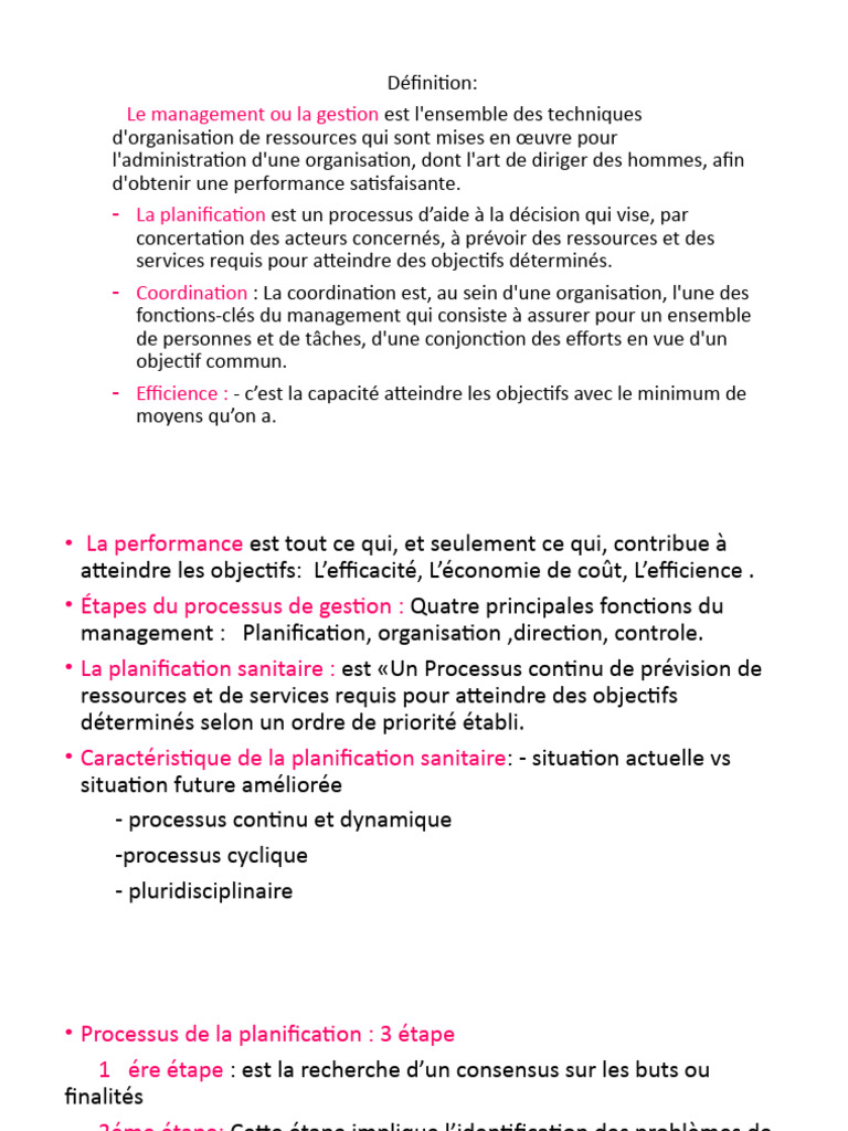 Présentation de Planification | PDF