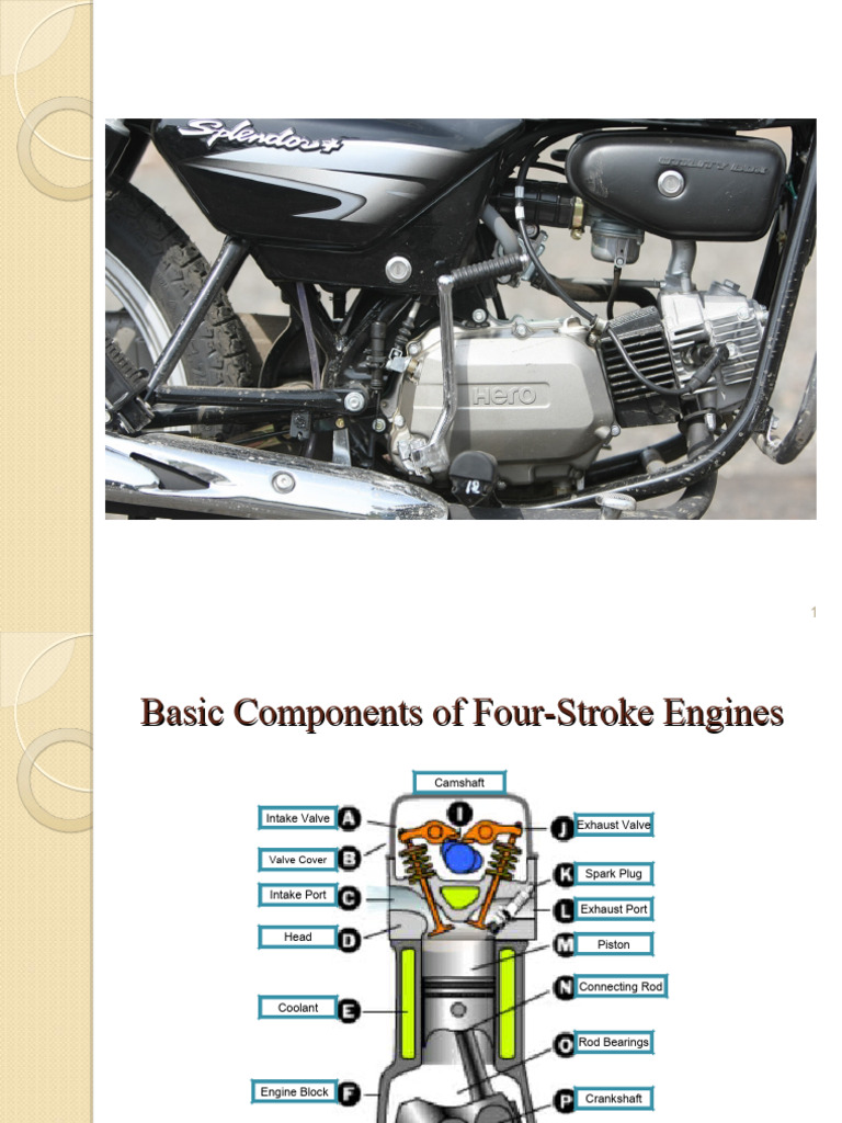 Four-Stroke Petrol Engine Overview | PDF