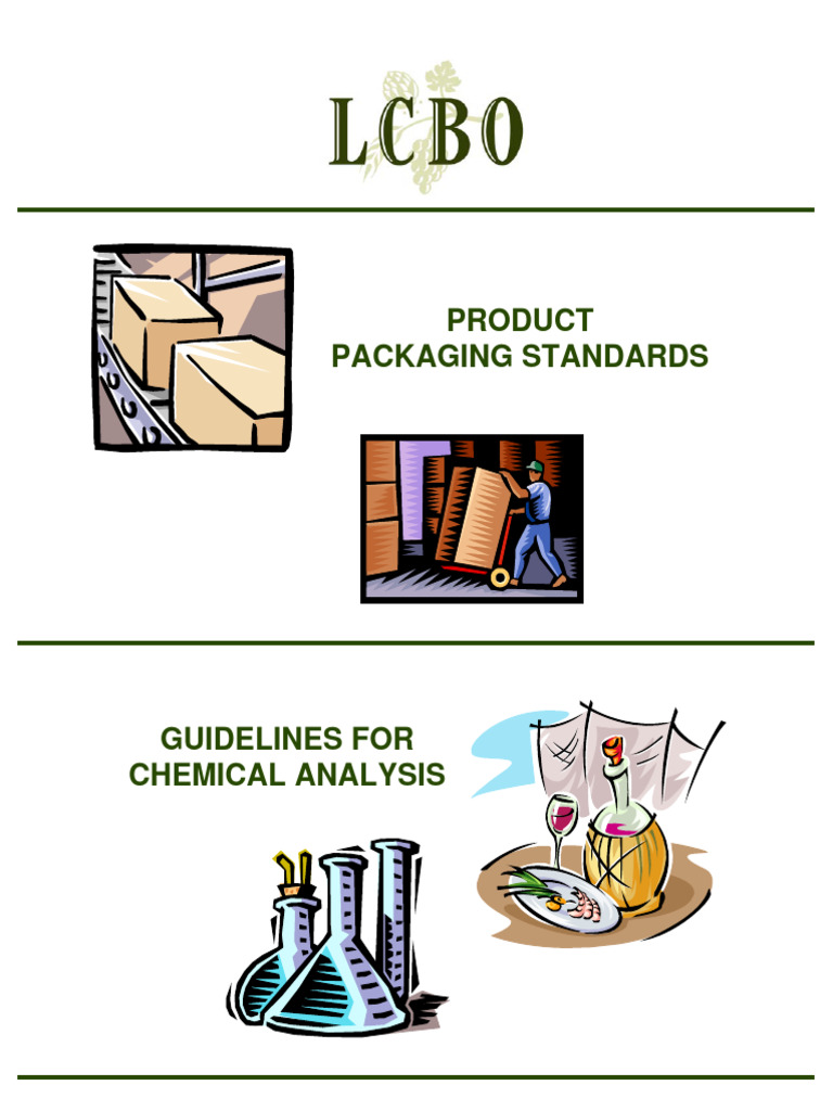 LCBO Product Packaging Standards Guide | PDF | Packaging And Labeling ...