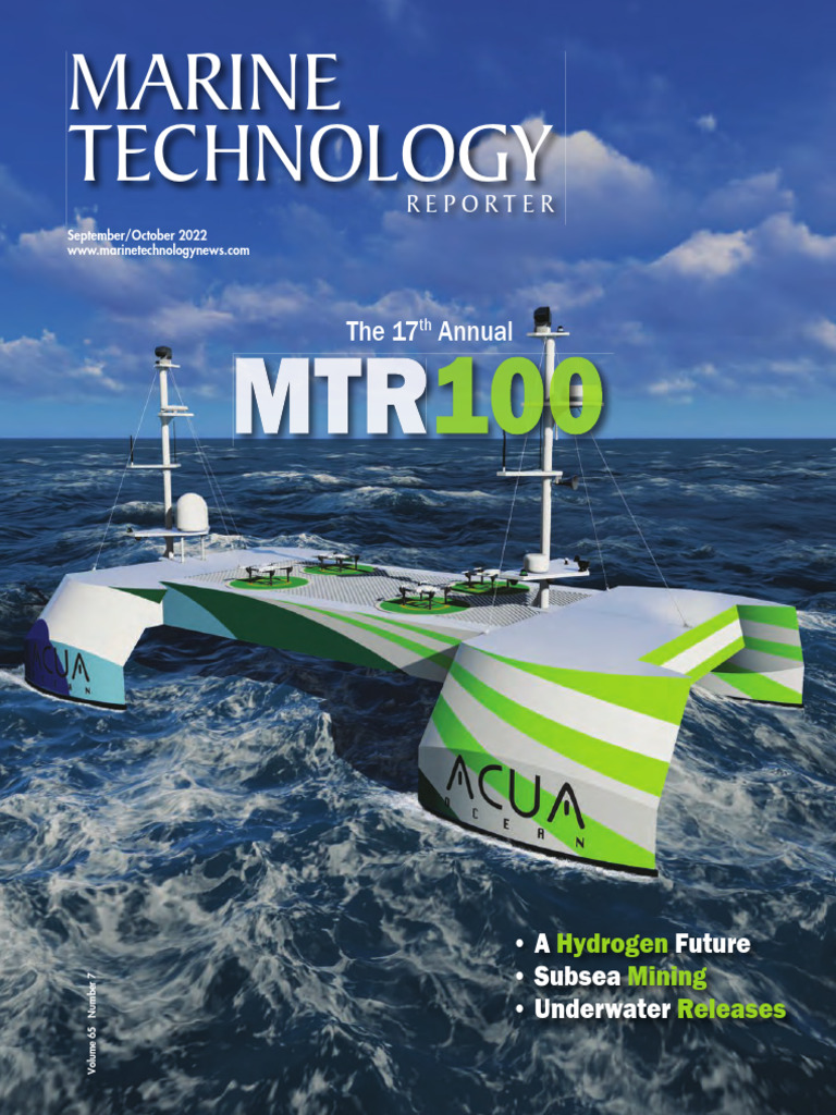 MarineTechnology 2022 09 | PDF | Robotics | Sonar