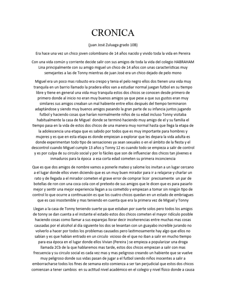 CRONICA | PDF