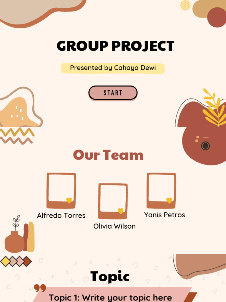 Brown Aesthetic Group Project Presentation | PDF