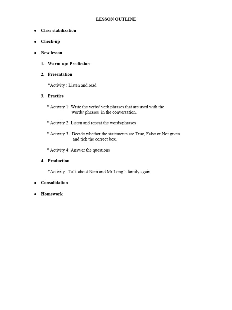 Sample of Lesson Plan - Edited | PDF | Behavior Modification ...