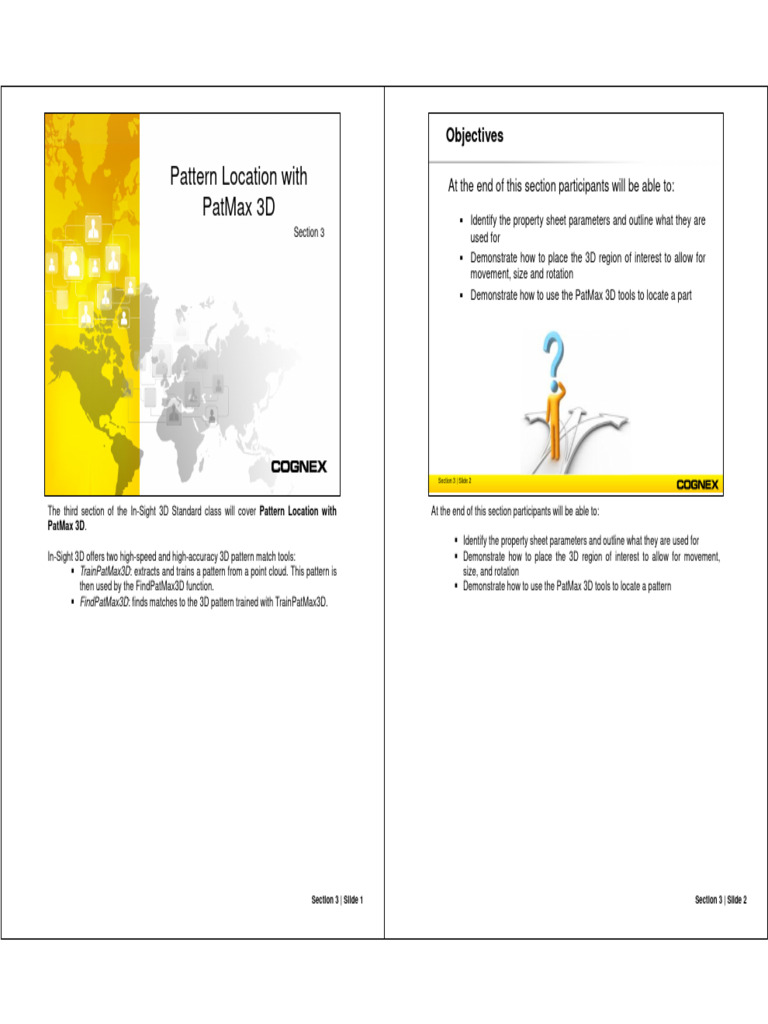 03 01 PatternLocation PatMax 3D | PDF | Cartesian Coordinate System ...