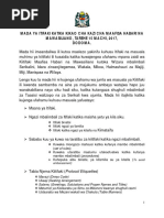 Fomu Ya Bima Ya Afya | PDF
