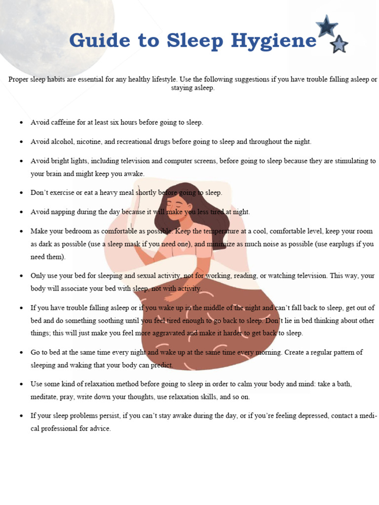 Sleep Hygiene | PDF